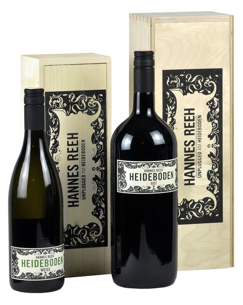 Österreich Weine kamawine.de Reeh Hannes Wein Holzkiste natur mit Logo ...